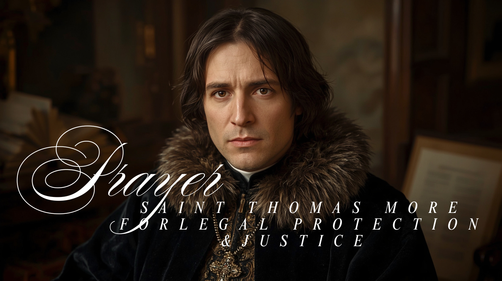 Prayer to Saint Thomas More for Legal Protection & Justice - Asking Him